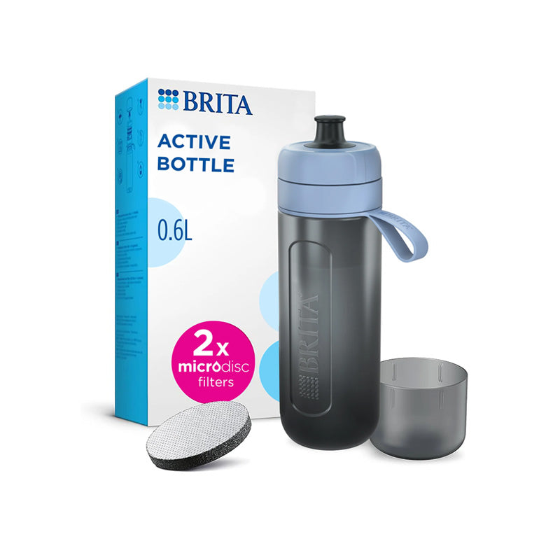 Brita - Active vandflaske, blå – Kun Det Bedste - LMG Aps