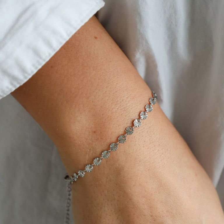 By Stær - Cirkeline armbånd, sølv – Kun Det Bedste - LMG Aps